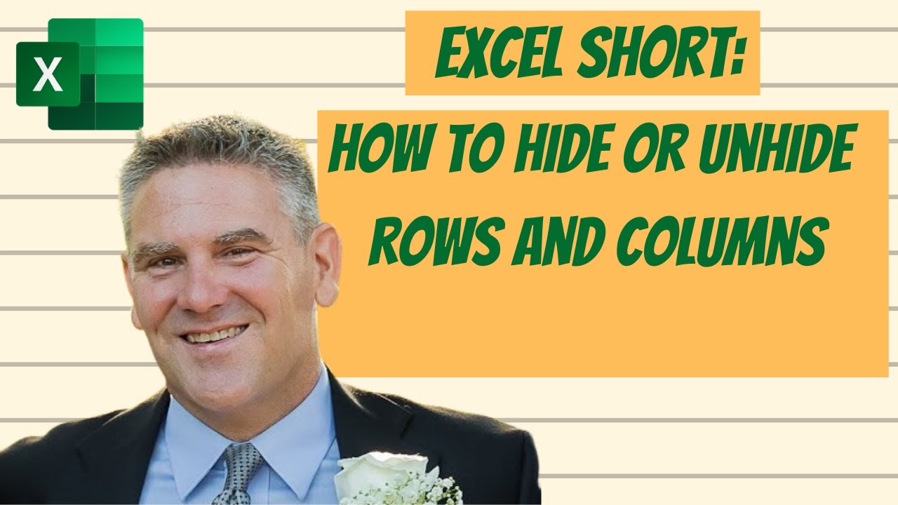 Excel short: how to hide and unhide rows or columns