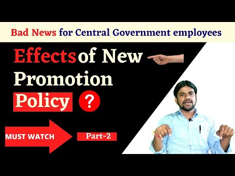 Effects on promotion new promotion policy|| Minimum qualifying service for promotion||