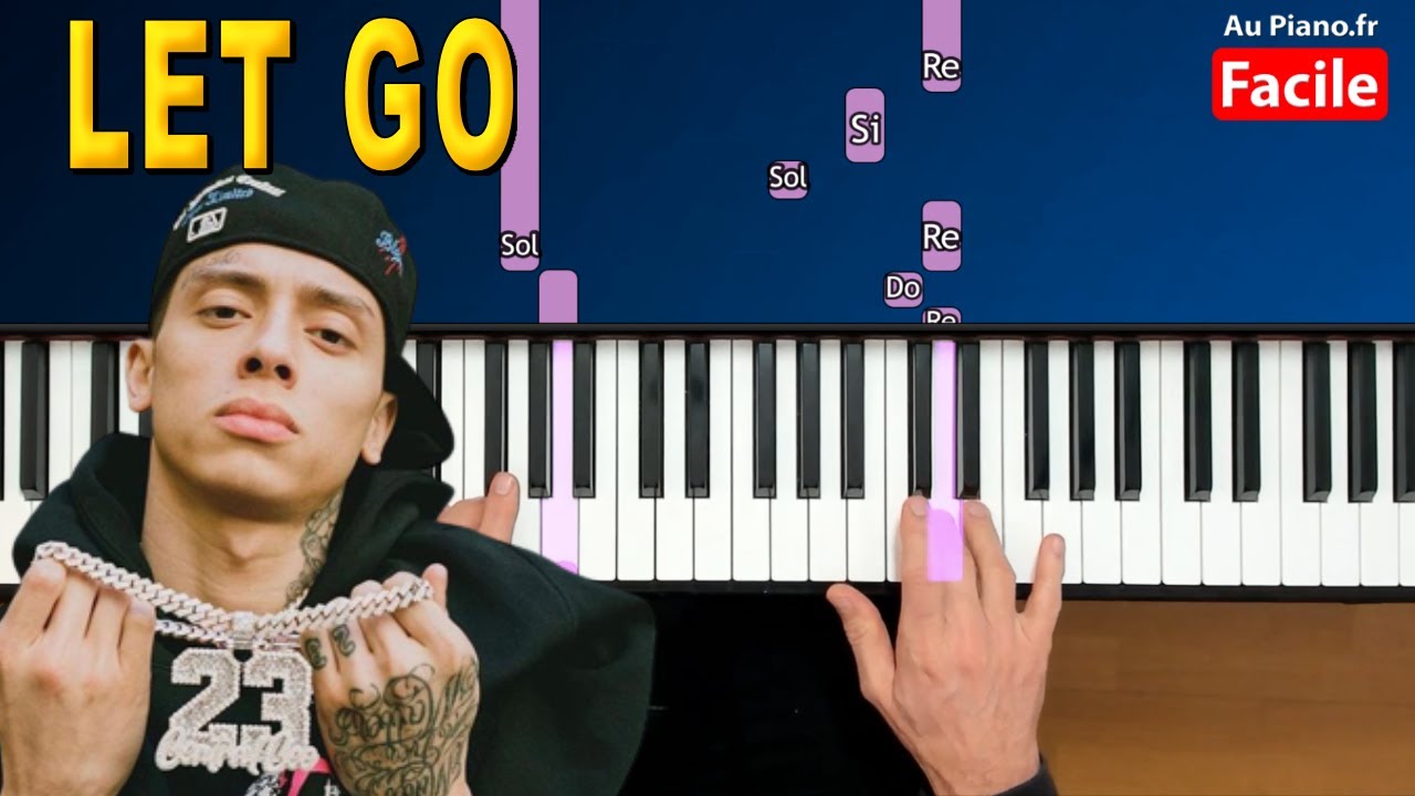 Central Cee - Let Go (Emotional Instru Piano Cover Tutorial) - Au Piano.Fr