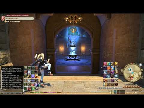 During the DDOS attacks in FF14