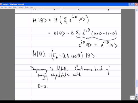 Quantum Theory, Lecture 14: Time Reversal. Anti-Unitary Operators. Lattice Symmetry. Band Structure.