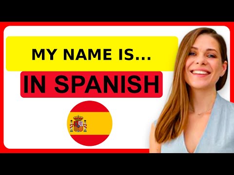 ✅How to Say MY NAME IS... in Spanish ✏️How to Write and Pronounce MY NAME IS... in Spanish.