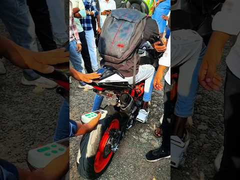 Akrapovic exhaust install bs3 RC 390 💥 ktm bike 💢 #rc390 #ytshorts #shorts #viral