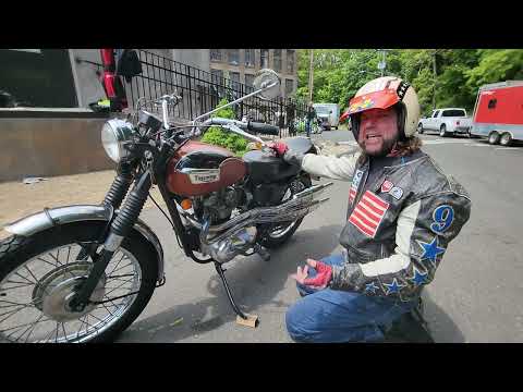 THE LAST ORIGINAL REAL CLASSIC TRIUMPH 500 TROPHY T100C STEVE MCQUEEN GARY NIXON EDITION