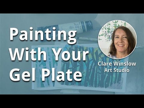 Gel Printing using a Painterly Technique