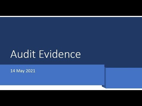 Audit evidence and conclusions