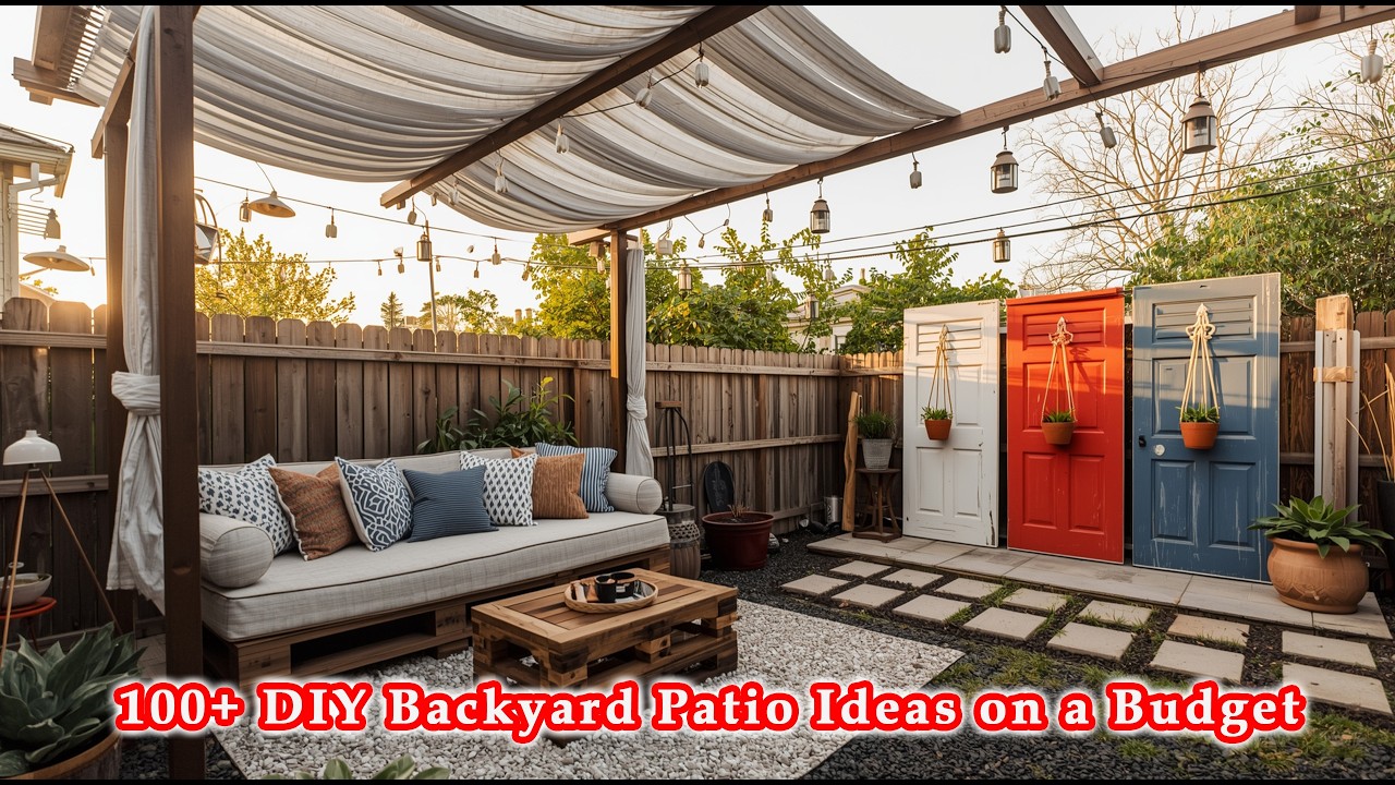 100+ DIY Backyard Patio Ideas on a Budget | Stylish Outdoor Upgrades Made Easy