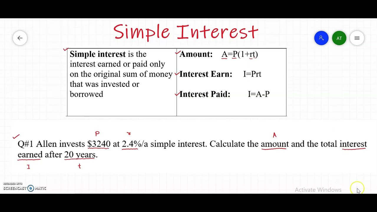 Simple Interest (Definition, Explanation, Examples)