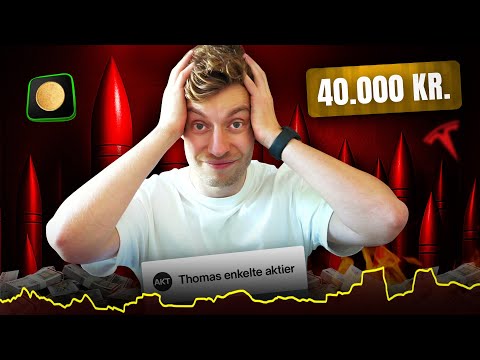 Jeg køber nye aktie for 40.000 kr | Mine investeringer i et usikkert marked