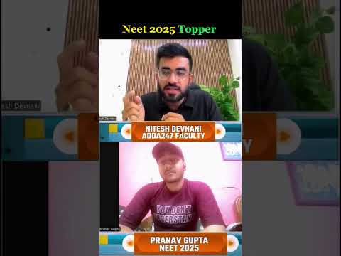 Neet2025 AIR Topper!! #neet2025 #gauravsir #ggsir #neetair1 #neet2026 #trending #shorts #neetresult