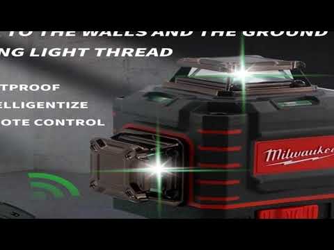 Milwaukee 4D 16 Lines Green Beam 360° Self-leveling Laser Levels Horizontal And Vertical Professiona