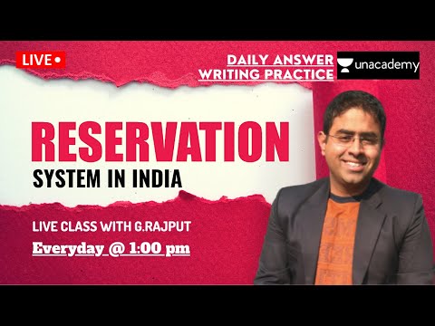 Reservation System in India | Answer Writing | UPSC | G.S