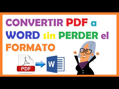 ????➡???? CONVERTIR PDF a WORD con un CLIC ????! Sin perder el FORMATO. MÉTODO FÁCIL y SENCILLO ????