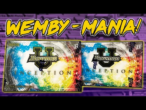 VERY FIRST WEMBANYAMA AUTOS! | 2022-23 Bowman University Inception 4 Box Battle!