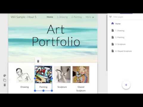 Google Sites Portfolio - Art Class