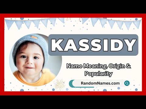 Kassidy - Baby Boy Name Meaning, Origin & Popularity - RandomNames.com