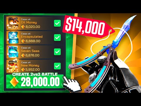 I CREATED A $28,000 ALL IN CASE BATTLE ON CLASH.GG! (MY BIGGEST BATTLE EVER)