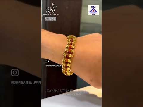 ✨ Where divinity meets luxury – Rudrakshi gold bracelet, crafted to elevate your soul & style.