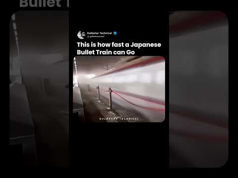 How FAST Can a Japanese Bullet Train Go?! You Won’t Believe It! ????