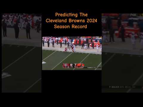 Predicting the Browns record