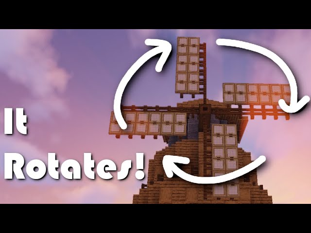 [JAVA] Windmill with Spinning Blades Animated with Structure Blocks ...