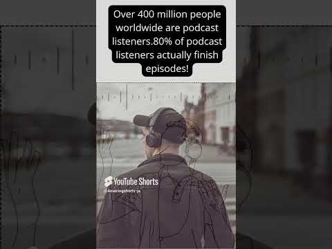 How Many People REALLY Listen to Podcasts? | Top Podcast Topics You Wonโt Believe! #amazingshorts
