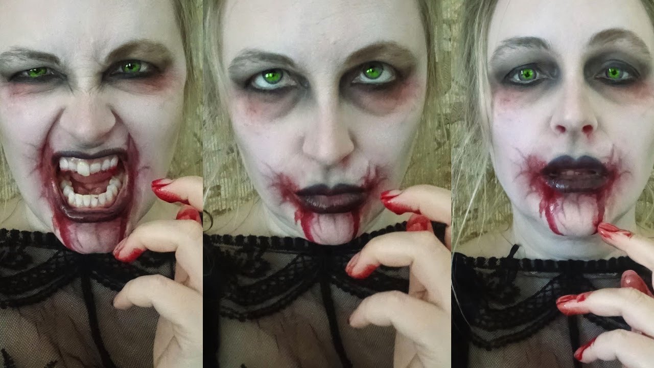 Gorgeous Victorian Vampire Makeup - quick and easy!
