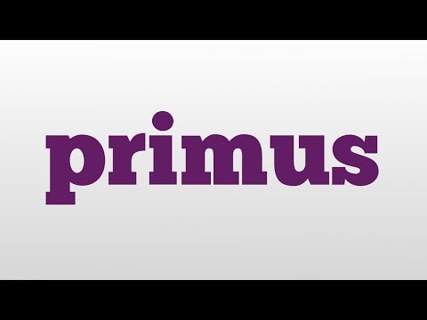 primus meaning and pronunciation