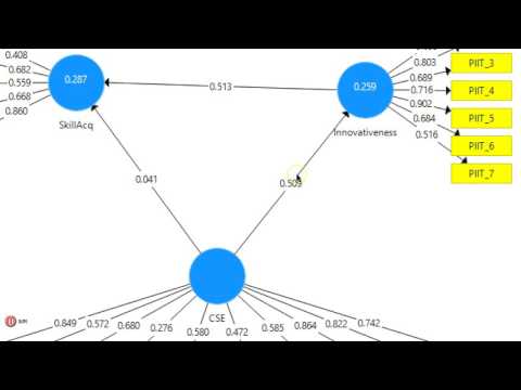 SmartPLS 3 Running and Interpreting a causal model