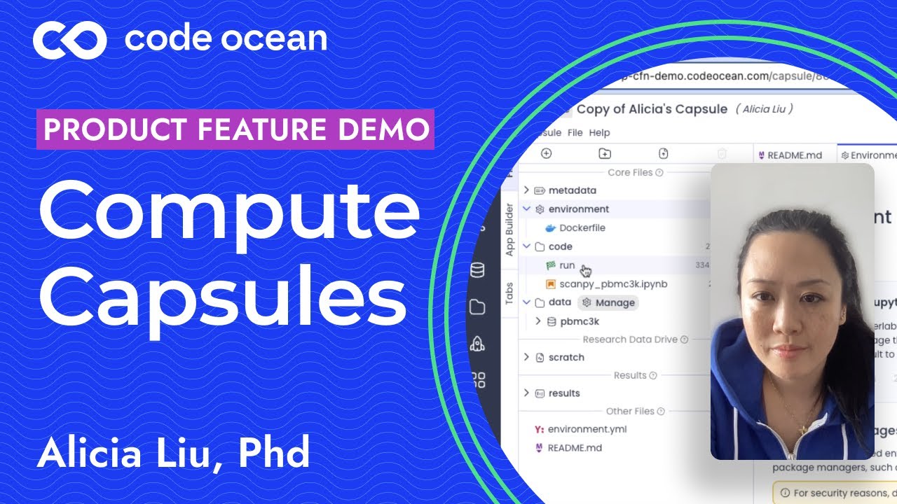 Compute Capsules | Code Ocean product feature demo