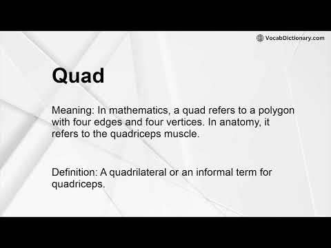 Quad Meaning