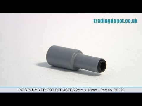 TRADING DEPOT: Polyplumb Spigt Reducer 22mm x 15mm - Part no. PB822