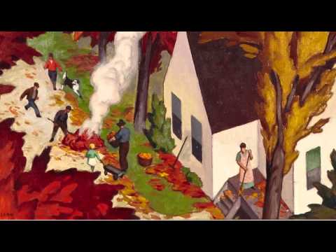 Alfred Joseph Casson, Leaf-Burning, Autumn in Ontario