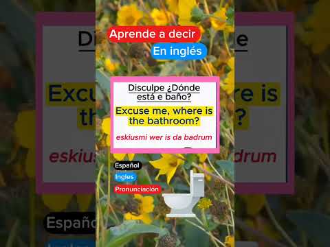 Aprende a preguntar donde esta el baño en ingles #englishw2tin suscribete y aprende inglés fácil