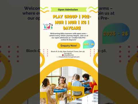 Admissions are open now!!
