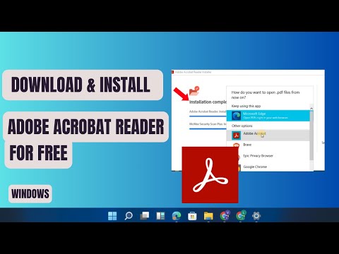 How to Download & Install Adobe Acrobat Reader for free on Windows 10 /11 - Full Guide