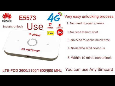 How to Unlock Airtel 4G Hotspot E5573CS-609 and use any sim of 2G_3G_4G_5G