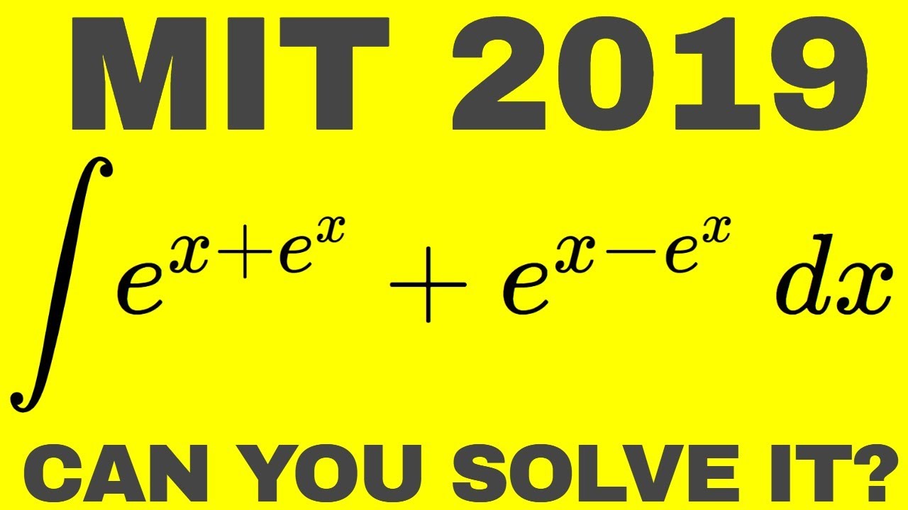 MIT Integration Bee 2019 #3
