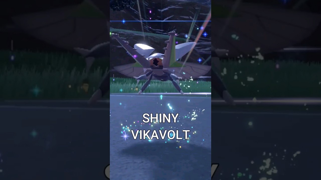 Shiny Charjabug / Vikavolt - Pokemon Violet (DLC)