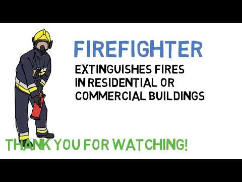Job Vocabulary and Descriptions - doctor, dentist, police officer and firefighter