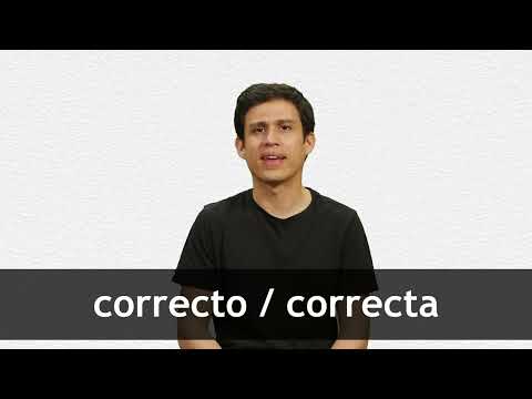 English Translation of “CORRECTO” | Collins Spanish-English Dictionary