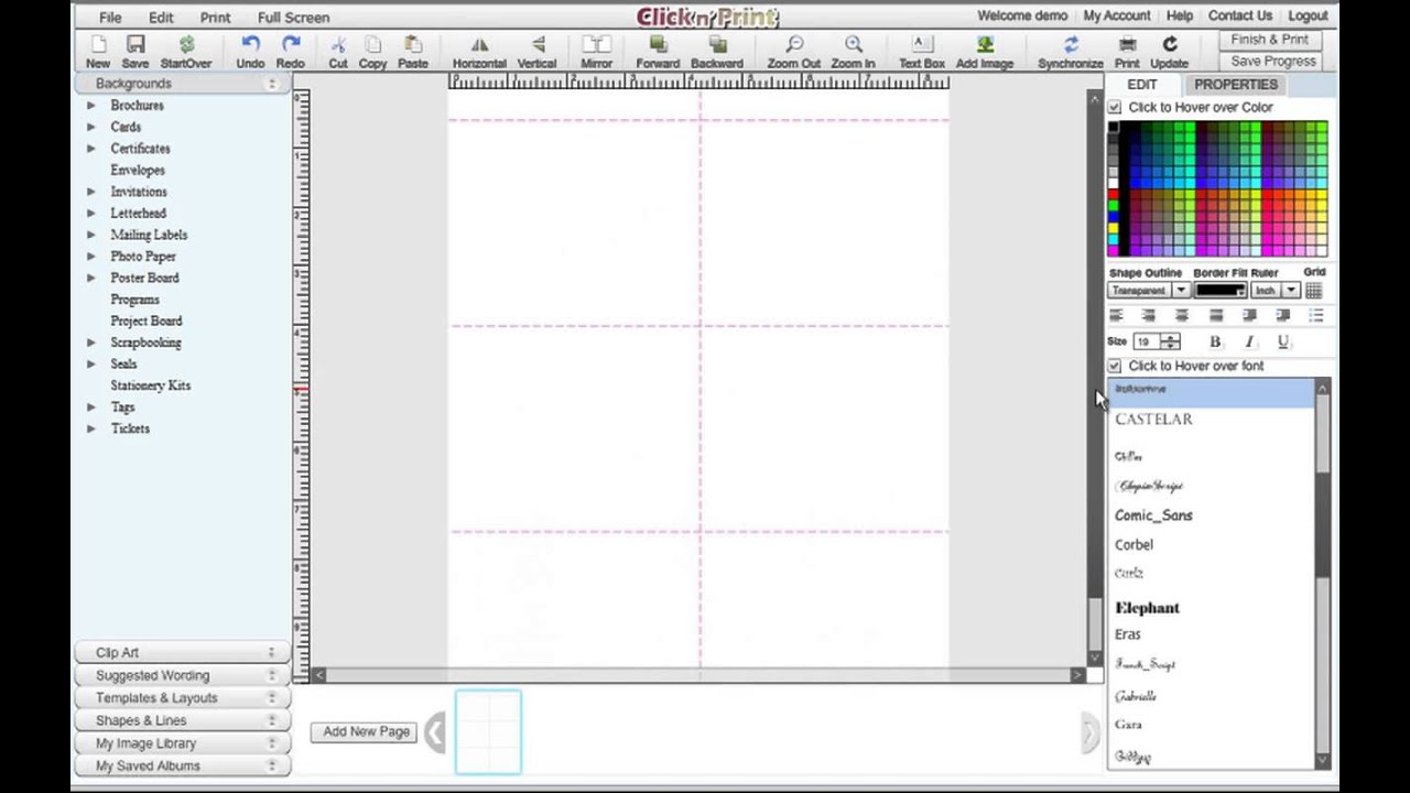 How to Make Place Cards with iClick n' Print