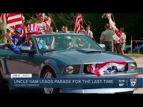 Uncle Sam leads parade for the last time
