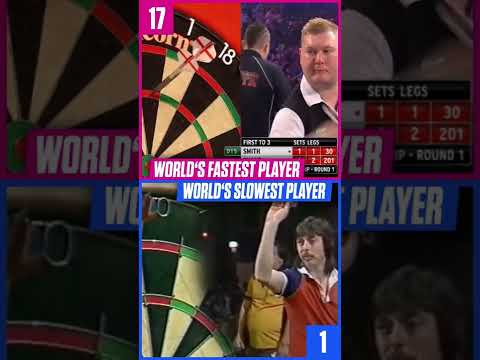 World‘s FASTEST vs. World‘s SLOWEST Darts Player 🤣