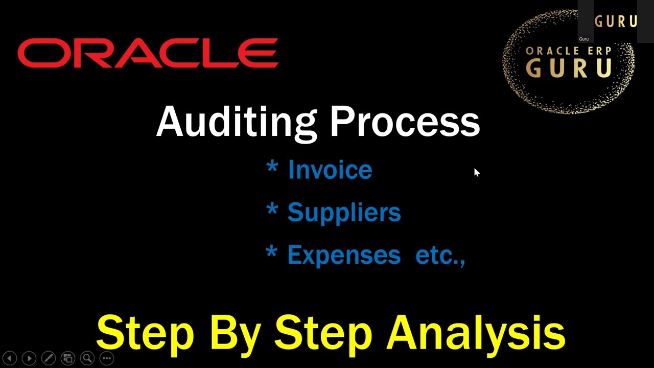 How to do Audit in Oracle Fusion ERP | Invoice, Supplier & Expense Auditing Tutorial