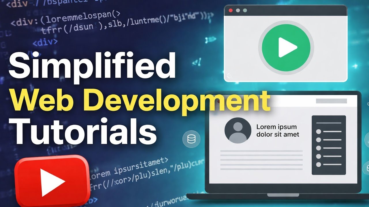 Basic web development tutorials