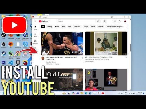 How to Install YouTube App on PC or Laptop - Easy Guide - Windows 10/11 (2024)