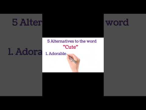 Other words for 'cute'. #vocabulary #shorts #ytshorts #english #pronunciation #youtubeshorts
