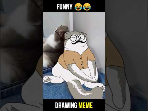 Funny Cat Drawing meme 😸 #catmemes #drawingmeme