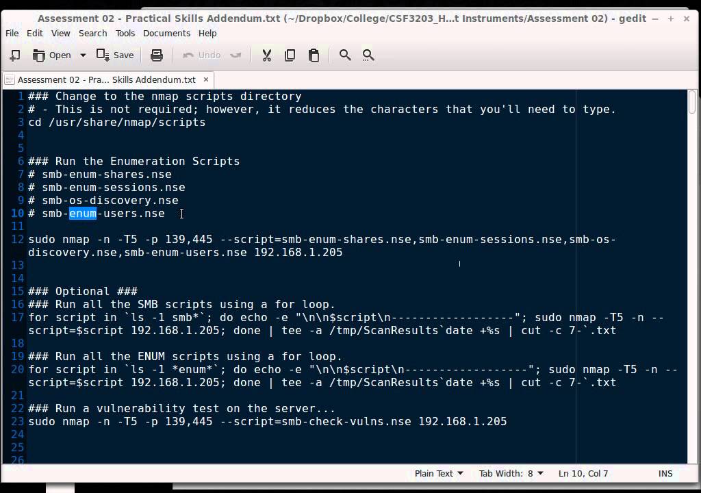 Hacking - Enumeration Example
